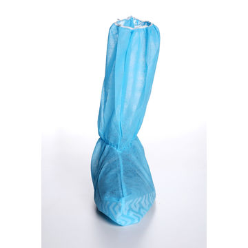 China Disposable PP Non Woven Shoe Cover 50GSM Anti Slip Boot Cover ...