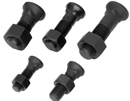 OEM195-71-52280 Manufactory high tensile flat head plow bolt, plow bolt ...