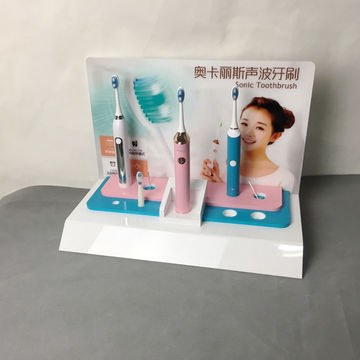 China Custom Bluetooth Toothbrushes Display Holder L Shape Supermarket ...