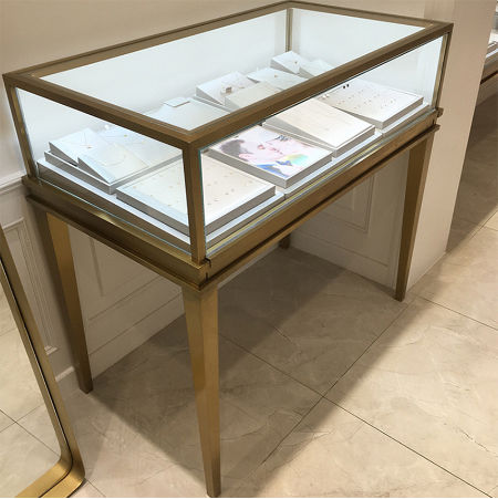 Stainless steel display cabinet, jewelry showcase, customized ...