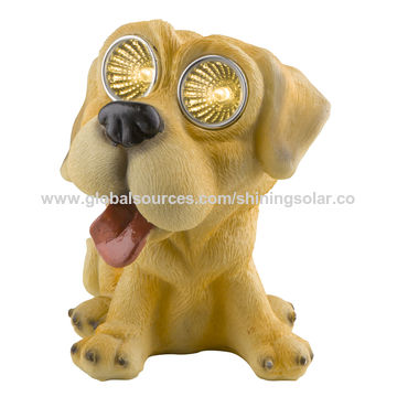ChinaSolar Powered Dog Outdoor LED Garden Light Decor Solar LED Dog ...