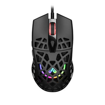 China 2020 Gaming Mouse Ultra light weight gaming hole mouse with RGB ...