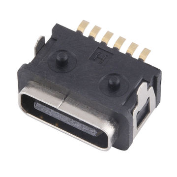 China IP68 Waterproof USB Type-C 6PinFemale Connector on Global Sources