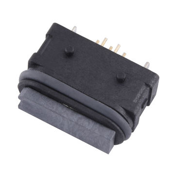 China Vertical Mount Mini USB Female Connector IP68 waterproof Micro ...