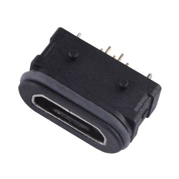 China Vertical Mount Mini USB Female Connector IP68 waterproof Micro ...