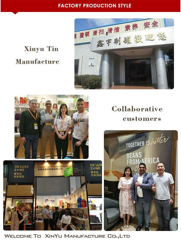 Wholesale Custom Embossed Metal Packaging Cake 6x2 Food Grade Print Tin ...