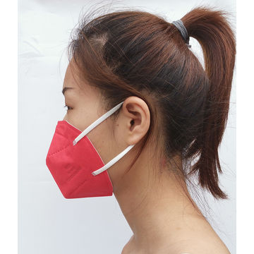 China Disposable face mask KN9 with valve for summer 5-layer colorful ...