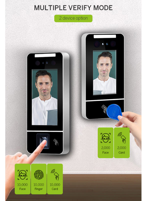 China Face ID Recognition Access Control Attendance Face Recognition ...