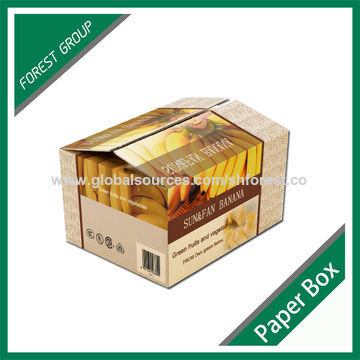 China Banana Carton Box, Custom Logo Print Fruit Banana Packing Carton ...