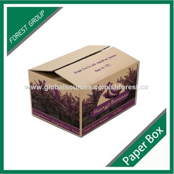 China Banana Carton Box, Custom Logo Print Fruit Banana Packing Carton ...