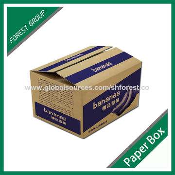 China Banana Carton Box, Custom Logo Print Fruit Banana Packing Carton ...