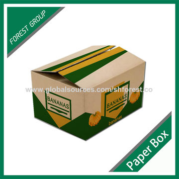 China Banana Carton Box, Custom Logo Print Fruit Banana Packing Carton ...