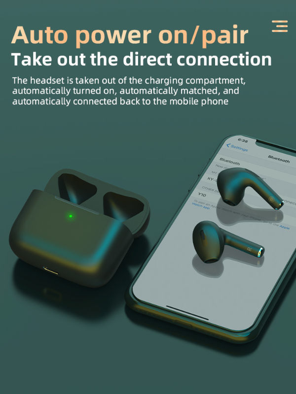 China Type C fast charging ear pods wireless bluetooth ear buds noise ...