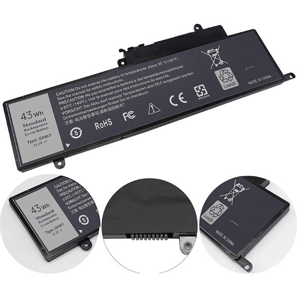 GK5KY Battery Compatible with Dell Inspiron 7353 7359 7558 7568 3147 ...