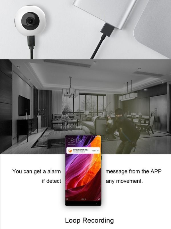 China Camsoy Mini Camera C8 WIFI AP P2P Connect with Mobile Phone HD ...