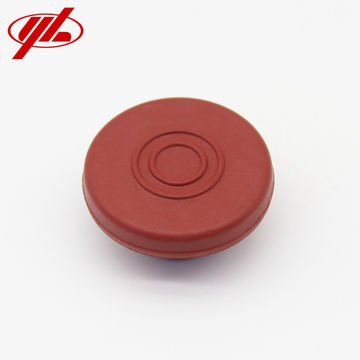 China Pharmacy Bottle Rubber Stopper 20mm Red Rubber Stopper for ...