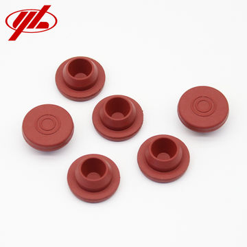 China Pharmacy Bottle Rubber Stopper 20mm Red Rubber Stopper for ...