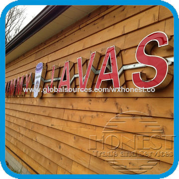 China Custom 3D Illuminated Sign with led , store sign, power supply ...