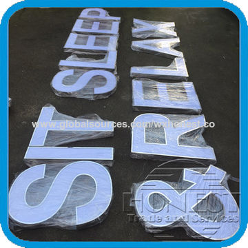 China Custom 3D Illuminated Sign with led , store sign, power supply ...