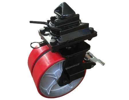 Shipping container caster ,Fits ISO Corner Fitting of Cargo Containers ...