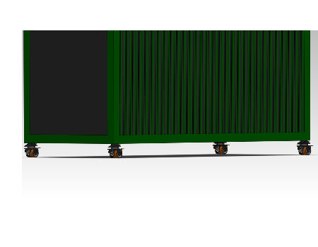 Shipping container caster ,Fits ISO Corner Fitting of Cargo Containers ...