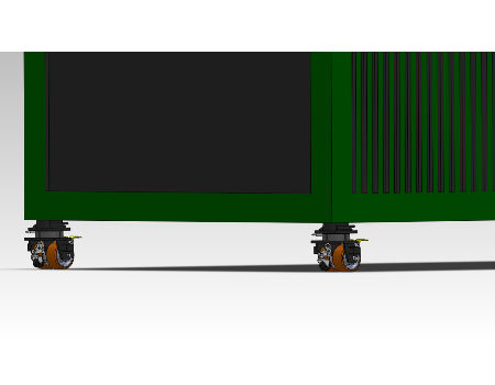 Shipping container caster ,Fits ISO Corner Fitting of Cargo Containers ...