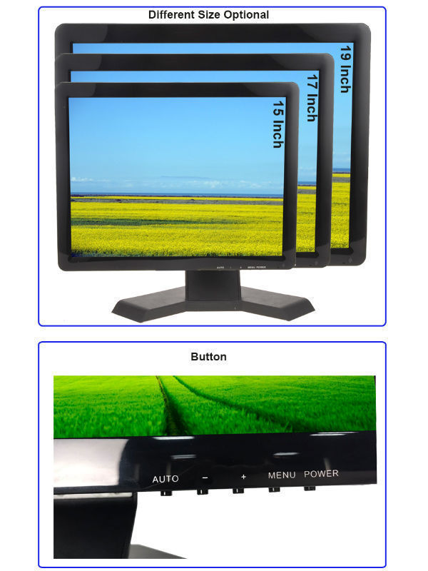 China DC 12V Input 15 Inch LED LCD Computer TV Monitor Manufacturer ...