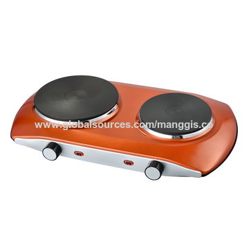 China Electric hot plate power indicator light single cast iron plate ...