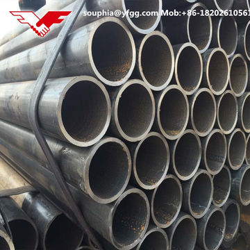 China YOUFA brand ASTM A53 BS1387 Gr.B black steel pipe made in China ...