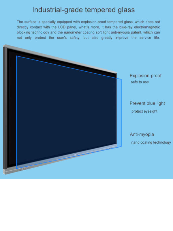 75-inch OPS 4K all-in-one interactive large touchscreen terminals with ...