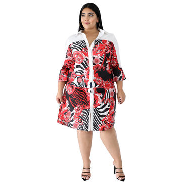 China Plus Size Dress Women Outfit on Global Sources
