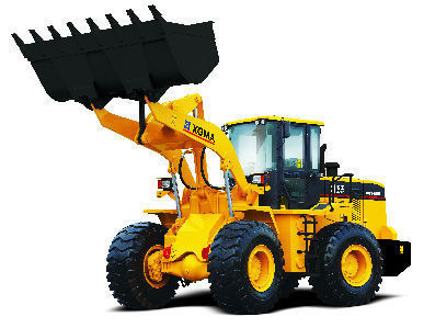XGMA 5 Ton Wheel Loader XG955H with high dumping height, small turning ...