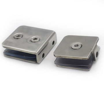 China Glass fitting accessories high quality square shaped 90 degree ...