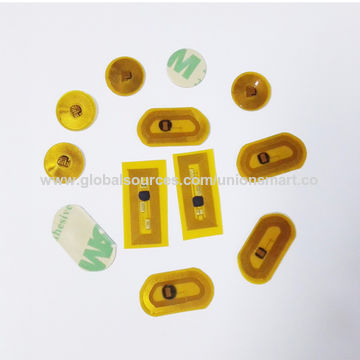 China 8*14mm Adhesive FPC Micro NFC Tag Mini RFID stickers on Global ...