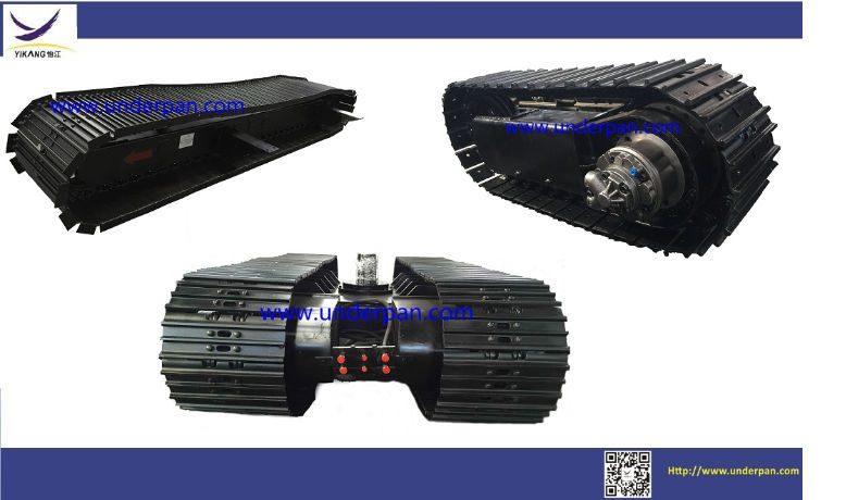 Customized scalability rubber track undercarriage track base for ...