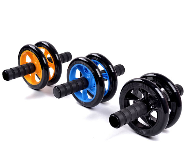 China Gym Fitness Foam Handle New Abdominal Wheel Ab Exercise Roller ...