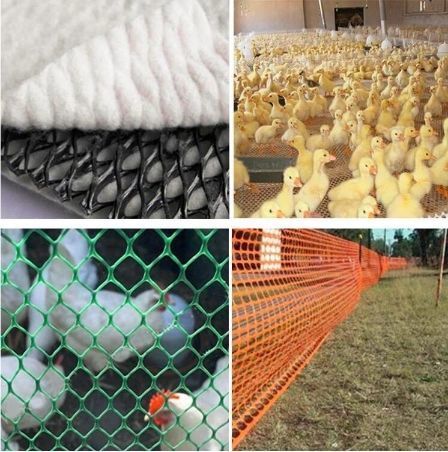 Extruded poultry plastic flat chicken net ,plastic safety mesh,plastic ...