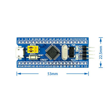 China STM32F103C8T6 system board microcontroller core board STM32 ARM ...