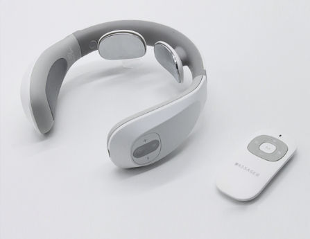 Fashionable cool shape like headset electronic pulse neck massager for ...