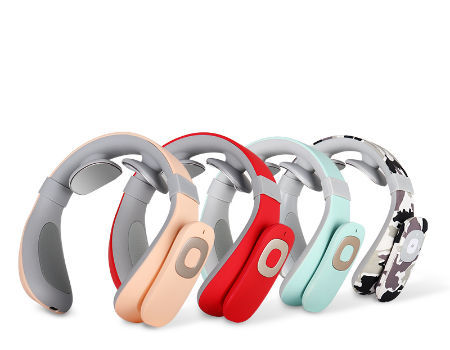 Fashionable cool shape like headset electronic pulse neck massager for ...