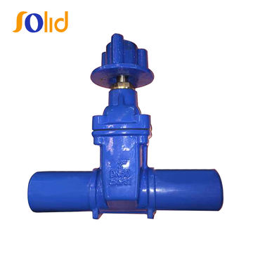 China Ductile Iron Plain end Resilient seated Gate Valve on Global ...