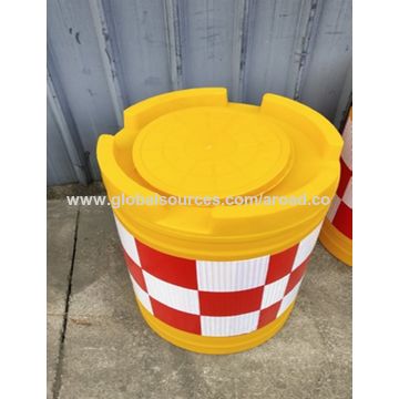 China Plastic Anti-bump barrier yellow plastic barriers on Global ...