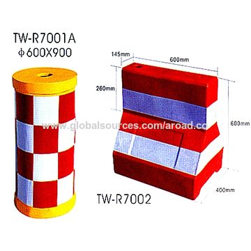 China Plastic Anti-bump barrier yellow plastic barriers on Global ...