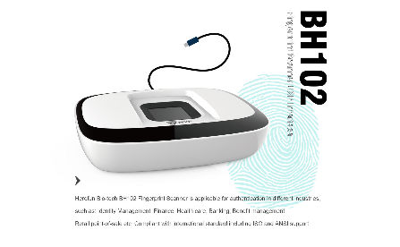 HYF BH102 Biometric Fingerprint Scanner/Reader USB2.0 Interface with ...
