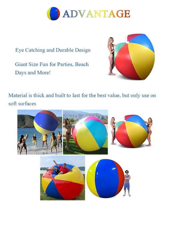 China Professional custom PVC children Inflatable Beach Ball Water ...