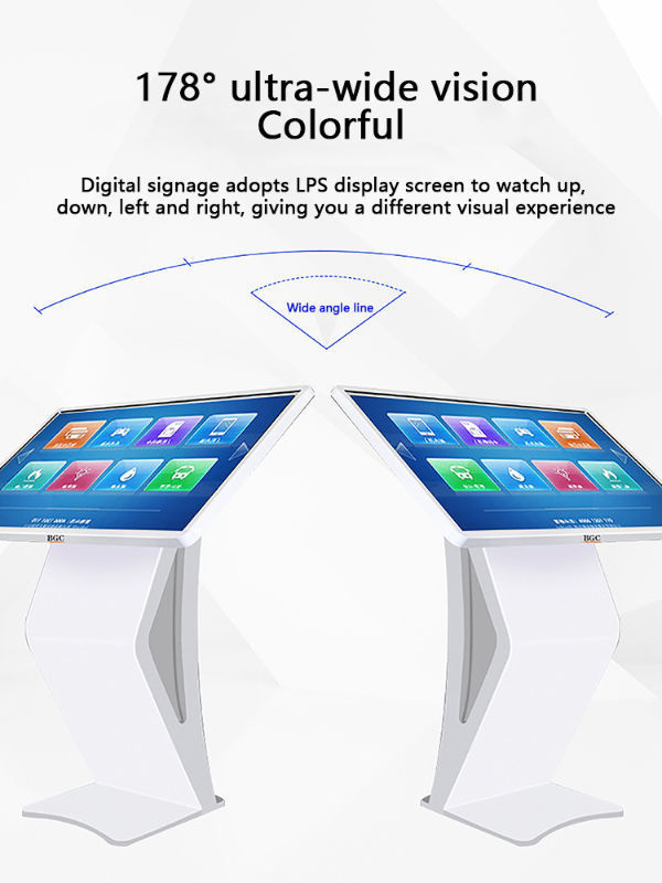China BGC-43 Inch android digital signage Interactive K-type Capacitive ...