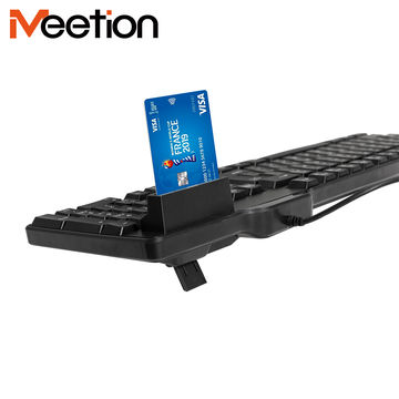 China MeeTion CRDKB01 Plastic Pos Keyboard Smart ID Credit Card Reader ...