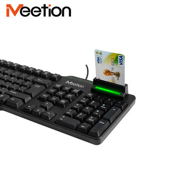 China MeeTion CRDKB01 Plastic Pos Keyboard Smart ID Credit Card Reader ...