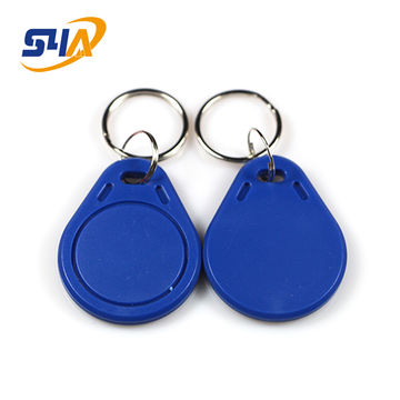 China ID access control sensor keychain ID-EM-21 blue keychain on ...