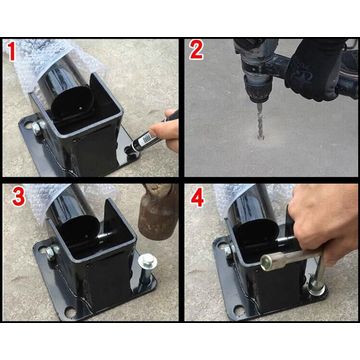 China U Shape Manual Steel Barrier Parking Lock In Dubai UAE on Global ...
